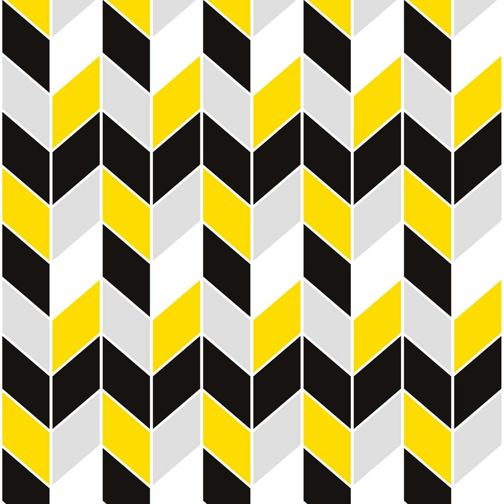 Yellow Chevron Pattern